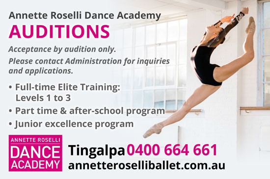Wynnum, Tingalpa, Bayside, Ballet School - Annette Roselli Dance Academy
